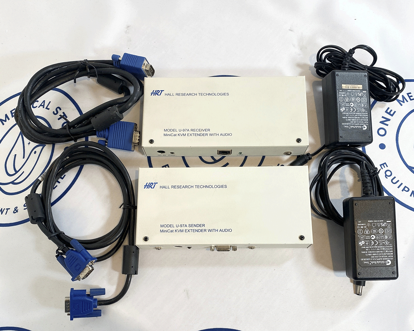 Hall Research U-97A-R / U-97A-S Sender & Receiver KVM Extender With Au ...