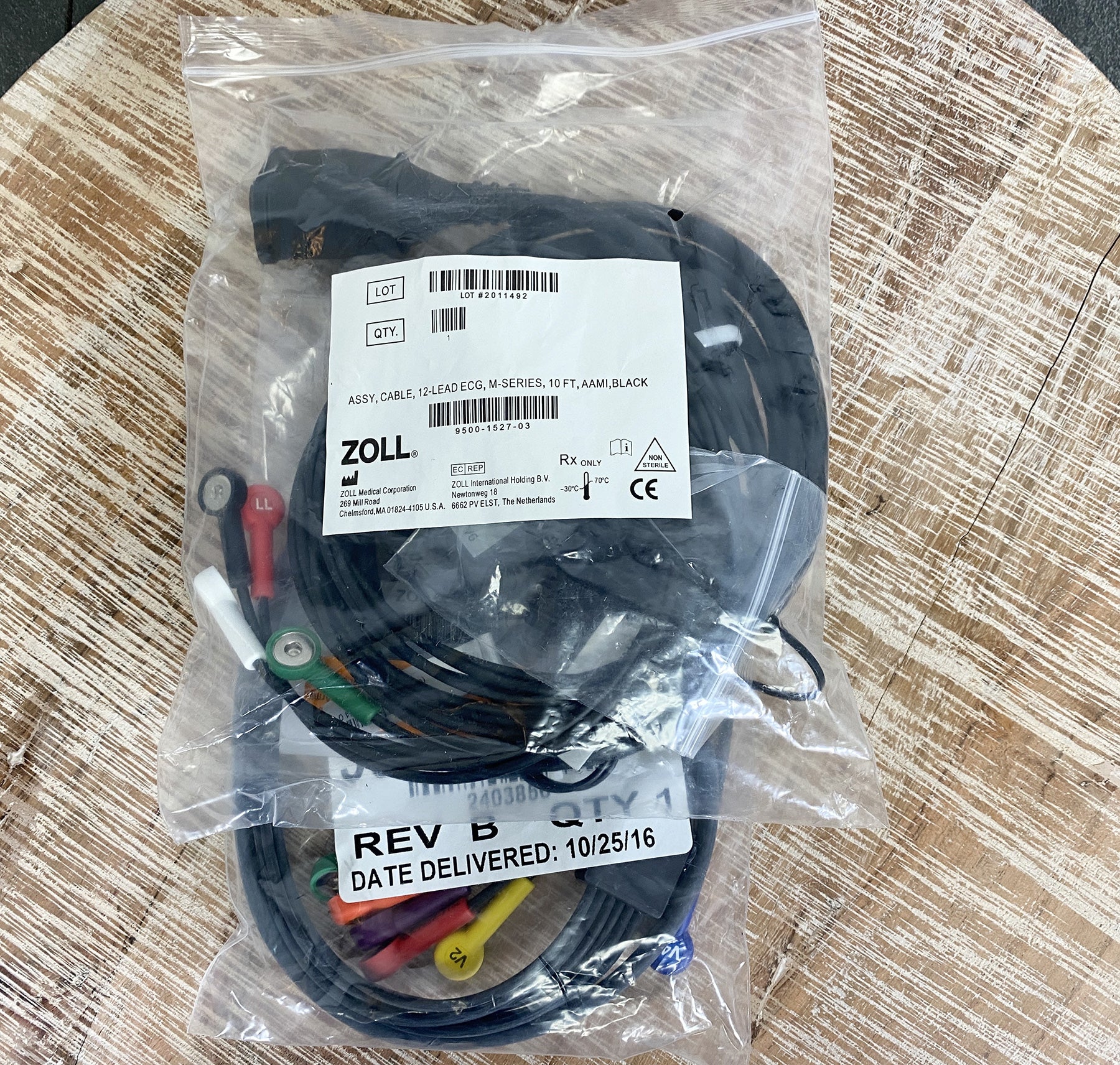 ZOLL E M Series ECG Leads FULL SET Main & Attachment Ambulance Paramed ...